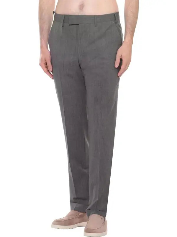 PT TORINO Pressed-crease Trousers - Grey