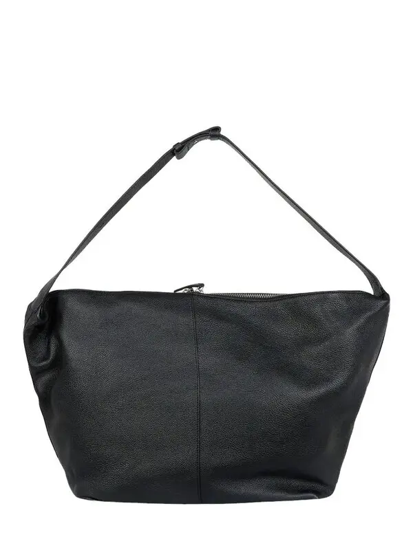 AESTHER EKME Grained Leather Shoulder Bag - Black