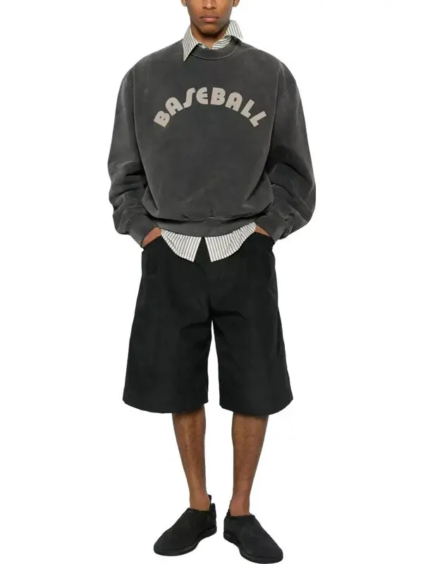 Fear Of God Logo-print Cotton Sweater - Black