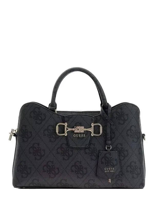 Guess Logo-pattern Tote Bag - Black
