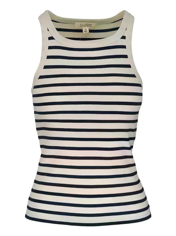 NILI LOTAN Jennifer Striped Tank Top - Neutrals