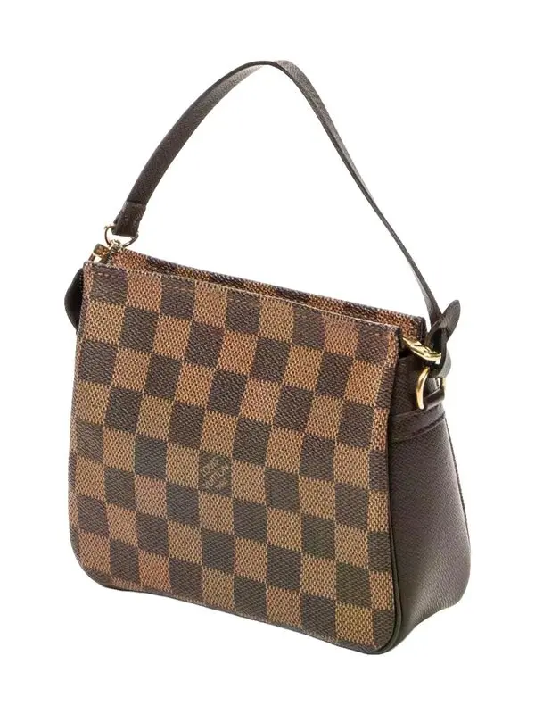 LOUIS VUITTON Damier Ebène Trouse Makeup Bag - Brown