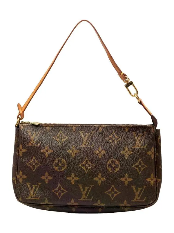 LOUIS VUITTON Monogram Pochette Accessoires Shoulder Bag - Brown