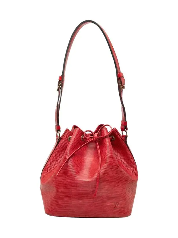 LOUIS VUITTON Epi Petit Noé Bucket Bag - Red