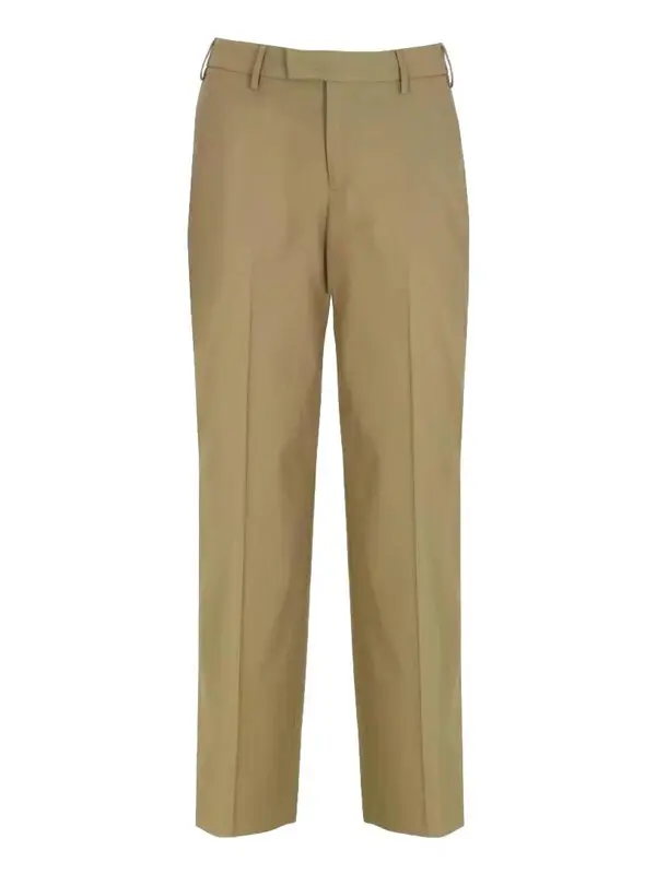 PT TORINO Pressed Crease Belt-loop Trousers - Brown