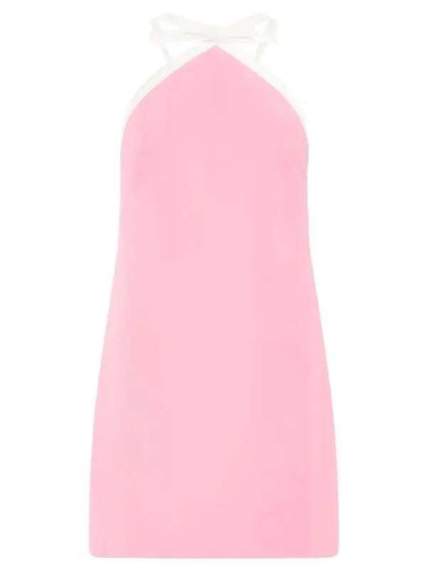MILLY Shane Cady Bow-detail Dress - Pink
