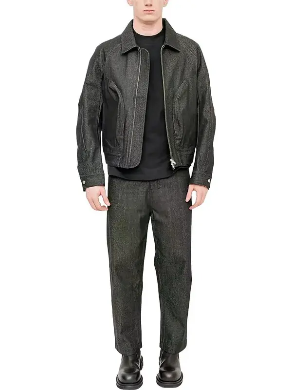 JOE CHIA Mono Track Jacket - Grey