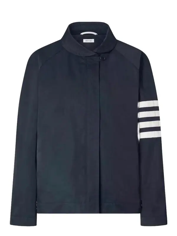 Thom Browne 4-bar Raglan-sleeve Jacket - Blue