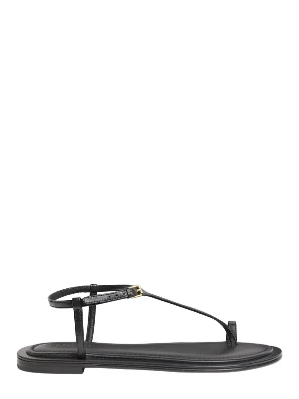 A.emery Leather Alta Sandals - Black
