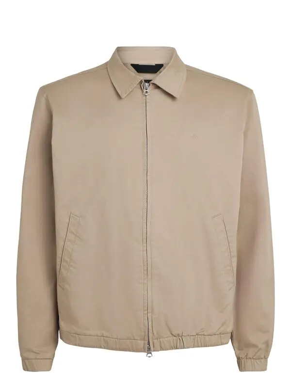 Rag & Bone Stretch-cotton Harrington Jacket - Brown