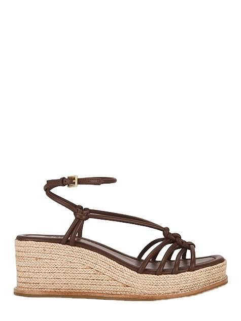 Paige Julian Espadrille Wedge Sandals - Brown