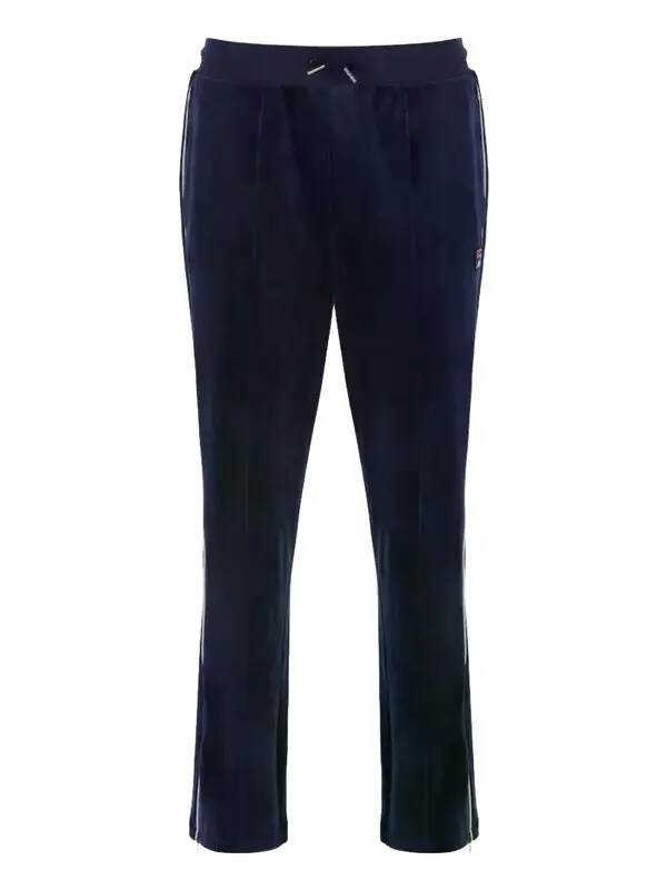 FILA Fio Velour Drawstring Track Pants - Blue