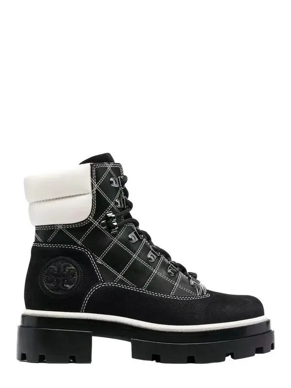 Tory Burch Miller Lug Sole Boots - Black