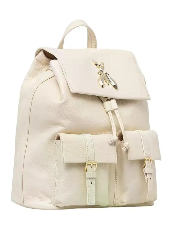 Patrizia Pepe Fly Buckle-fastening Backpack - Neutrals