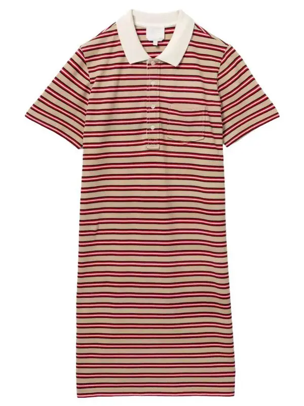 A.p.c. Raye Striped Shirt Dress - Red