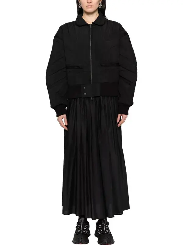Y3 Quilted Bomber Jacket - Black