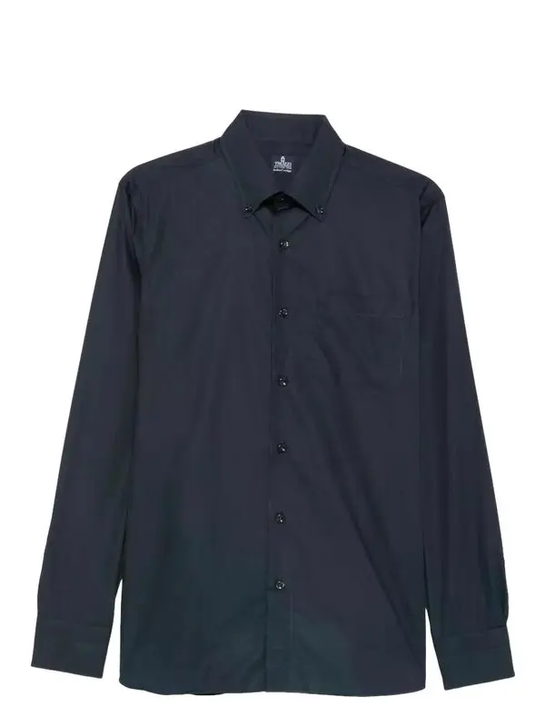 TRUZZI Button-down Collar Shirt - Blue