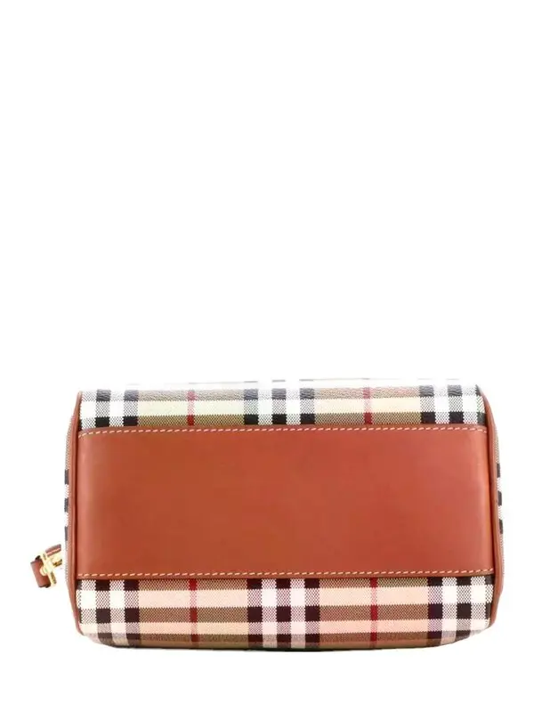 Burberry Vintage Check Coated Canvas Mini Handbag - Brown