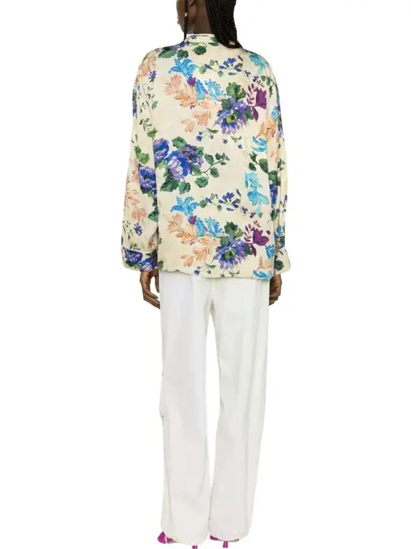 Off-White Camouflage Jacquard Long-sleeve Shirt - Multicolour