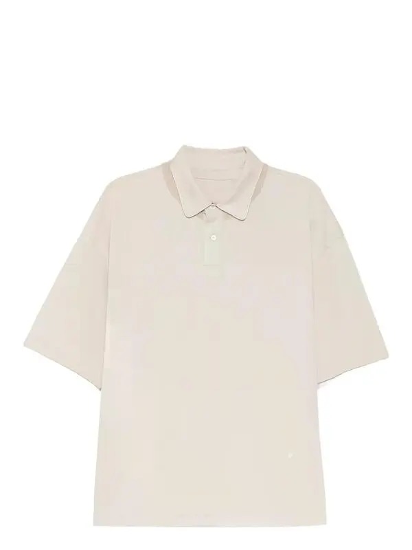 CROQUIS Double-collar Polo Shirt - Neutrals