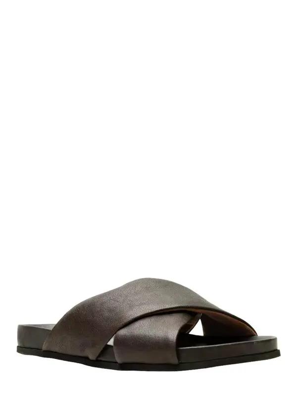 COMMON PROJECTS Leather Flat Sandals - Brown