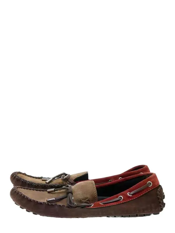 LOUIS VUITTON Arizona Suede Loafers - Brown