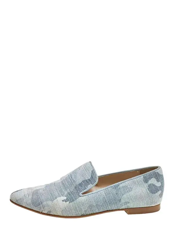 Stella McCartney Camo Print Loafers - Blue