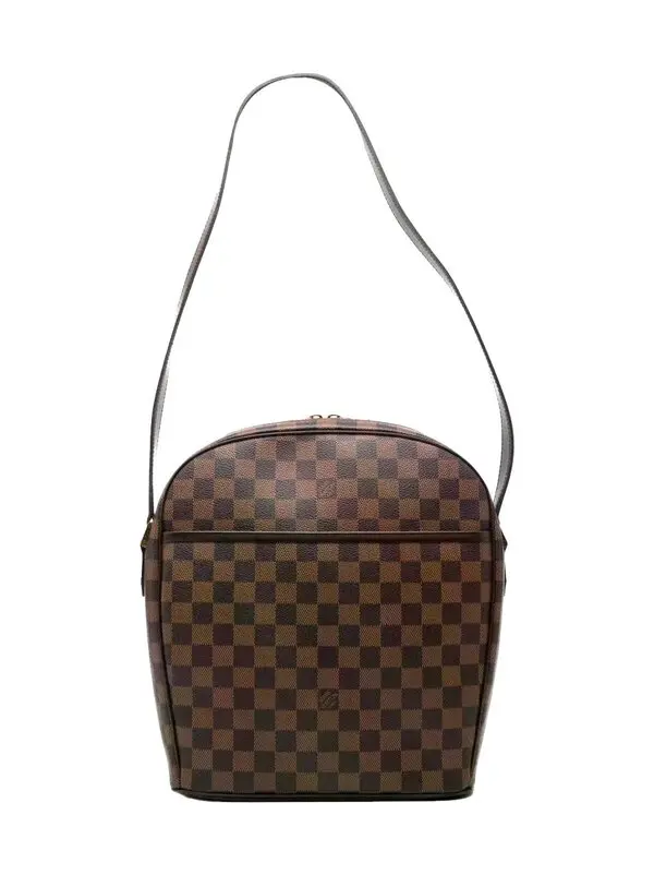LOUIS VUITTON 2003 Damier Ebene Ipanema Gm Shoulder Bag - Brown