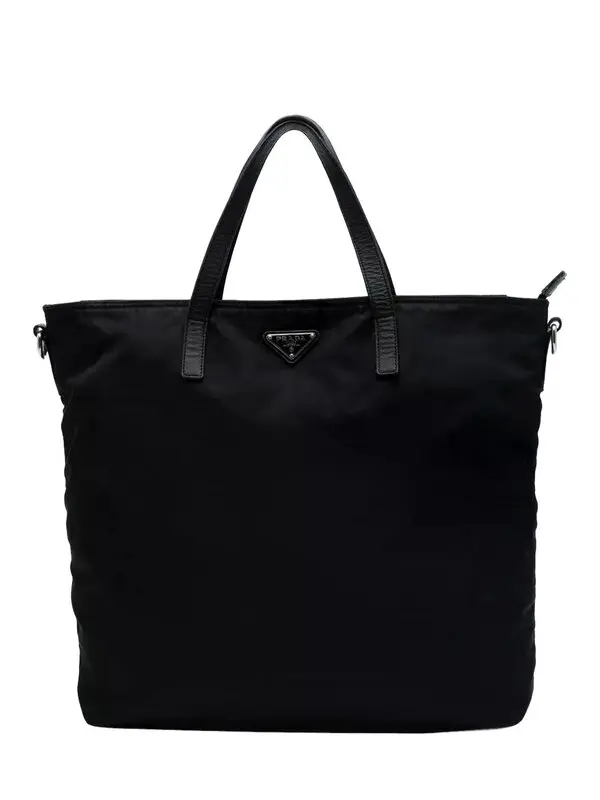 Prada 2013-2026 Tessuto Satchel - Black