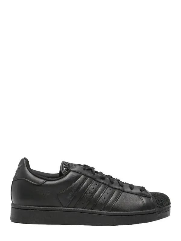Adidas Superstar Lace-up Sneakers - Black