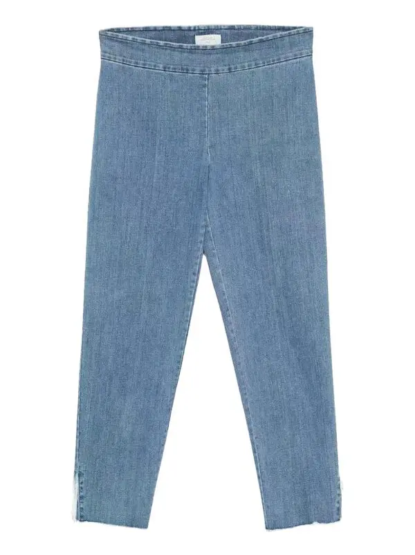 Avenue Montaigne Peggy Cropped Jeans - Blue