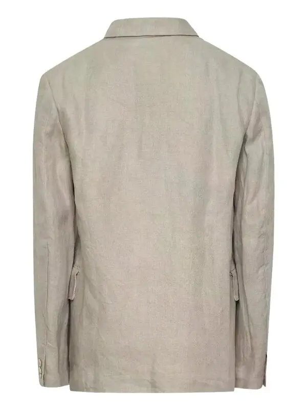 Comme Des Garçons Lace-panelled Blazer - Neutrals