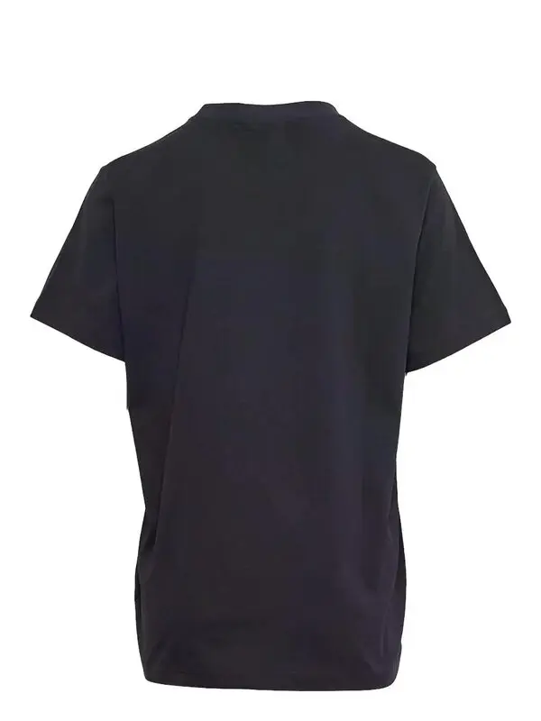 GANNI Graphic Print Crewneck T-shirt - Grey