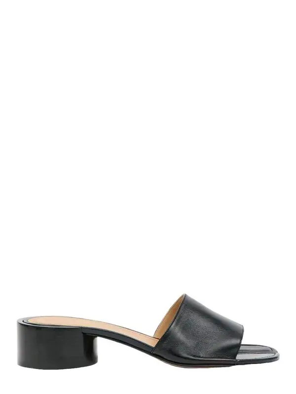 MAISON MARGIELA 30mm Tabi-toe Leather Sandals - Black