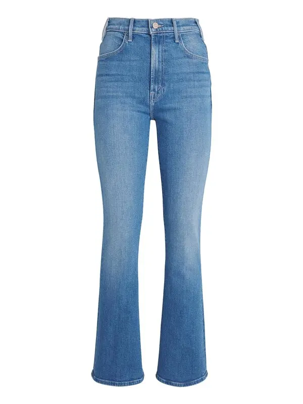 MOTHER The Hustler Skimp Flared Jeans - Blue