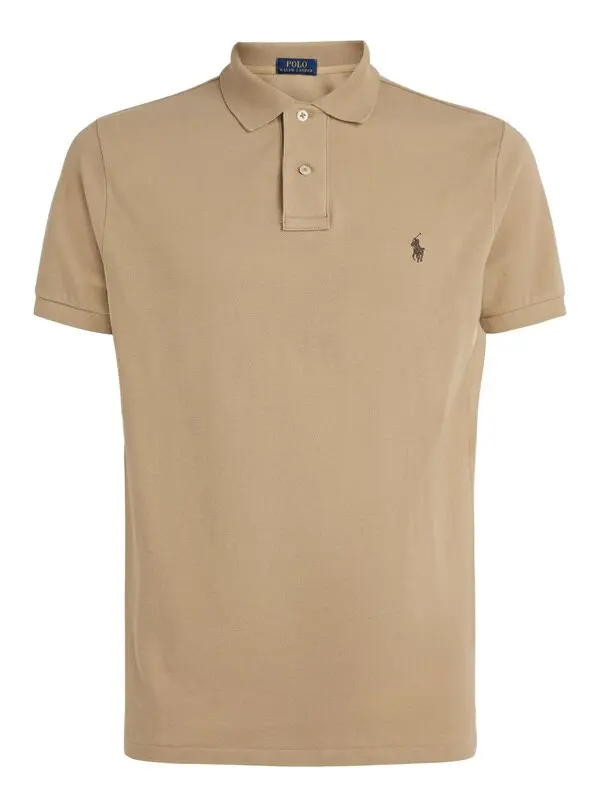 Polo Ralph Lauren Cotton Mesh Custom-fit Polo Shirt - Brown