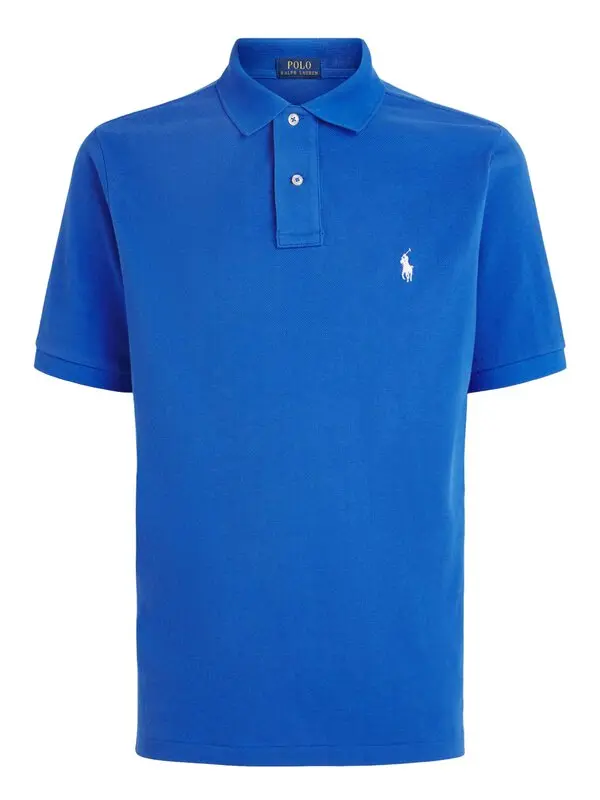 Polo Ralph Lauren Cotton Mesh Classic-fit Polo Shirt - Blue