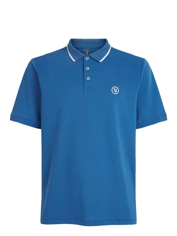 Vuori Embroidered Gamepoint 2.0 Polo Shirt - Blue