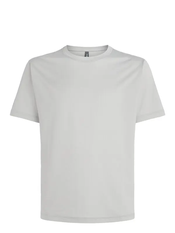 Vuori Tradewind Performance 2.0 Crewneck T-shirt - Grey