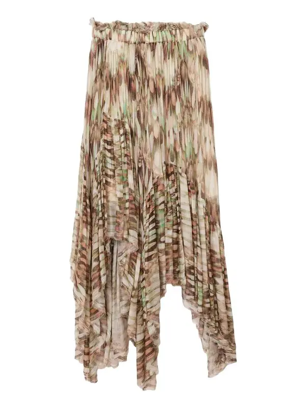 ALLSAINTS Printed Danae Maxi Skirt - Pink