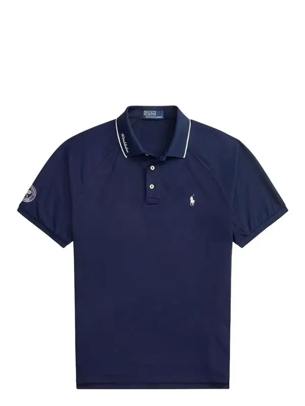 Polo Ralph Lauren Raglan Striped Polo Shirt - Blue