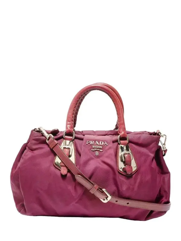 Prada Buckle-detail 2-way Handbag - Red