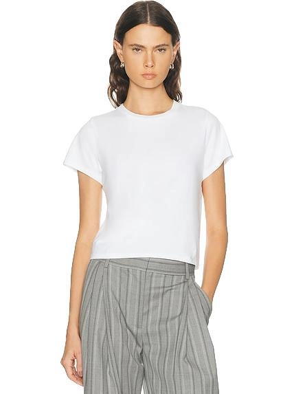 Renggli Crop Tee - Chalk