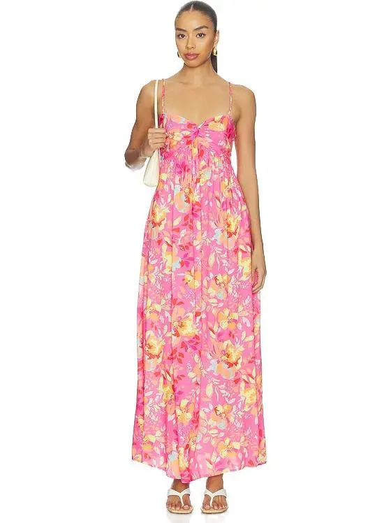 Beach Riot Juliette Maxi Dress - Fuchsia
