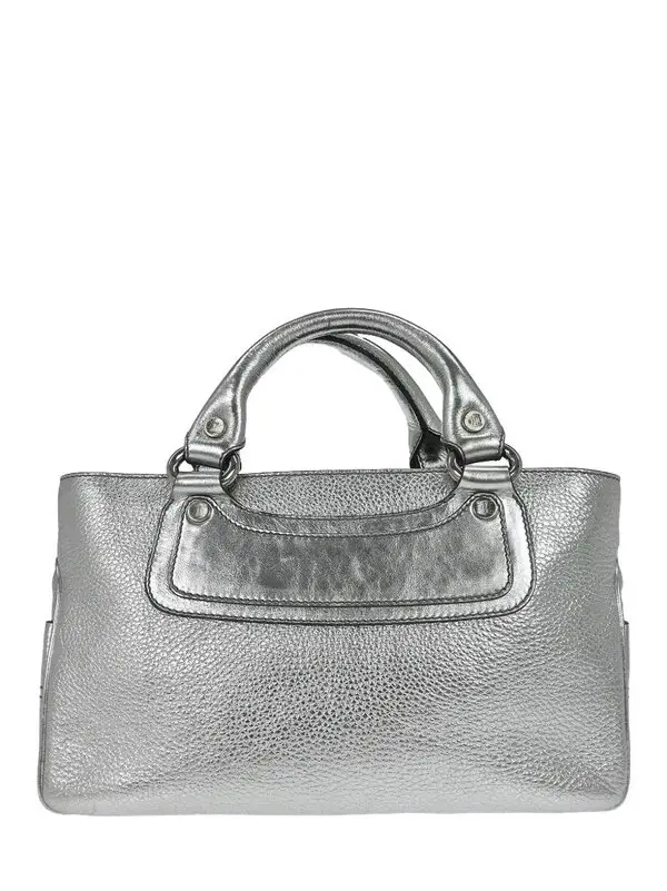 Celine 2008 Boogie Tote Bag - Silver
