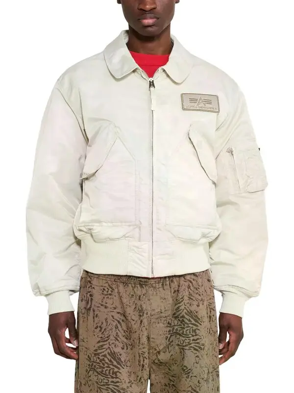 Alpha Industries Heritage Bomber Jacket - White