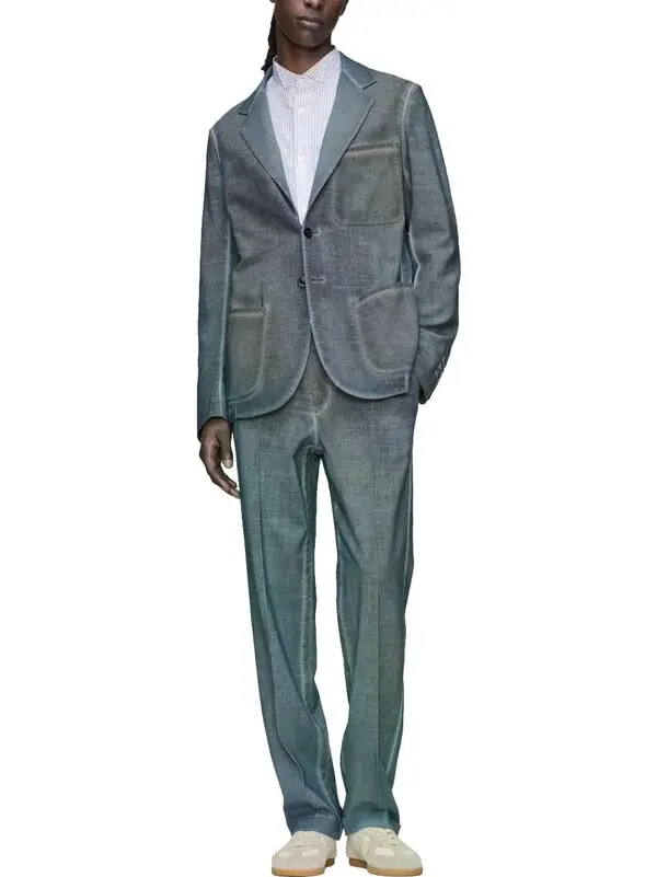 MAISON MARGIELA Double-dyed Trousers - Blue
