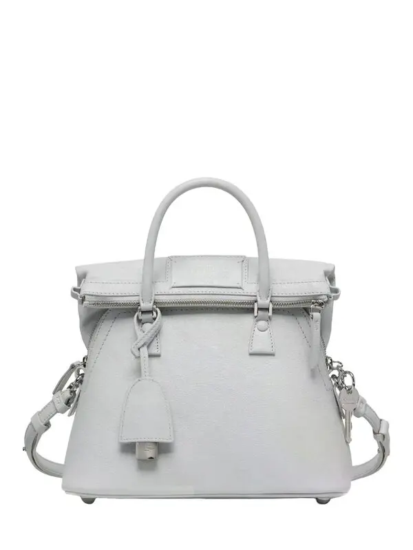 MAISON MARGIELA 5ac Classique Leather Tote Bag - Grey