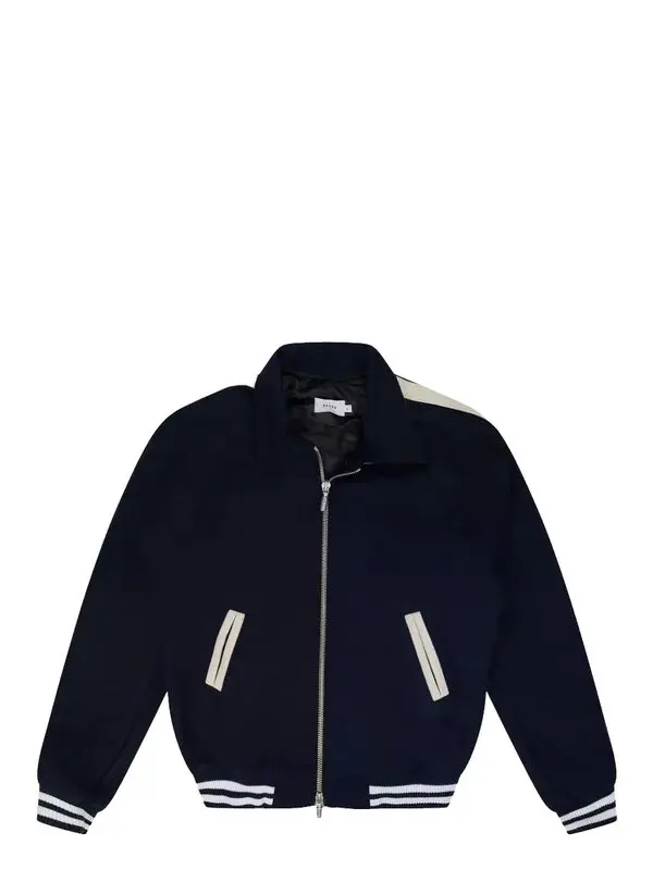 Rhude Signature Panelled Bomber Jacket - Blue