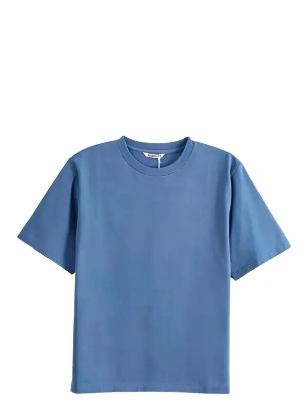 Auralee Crew Neck T-shirt - Blue